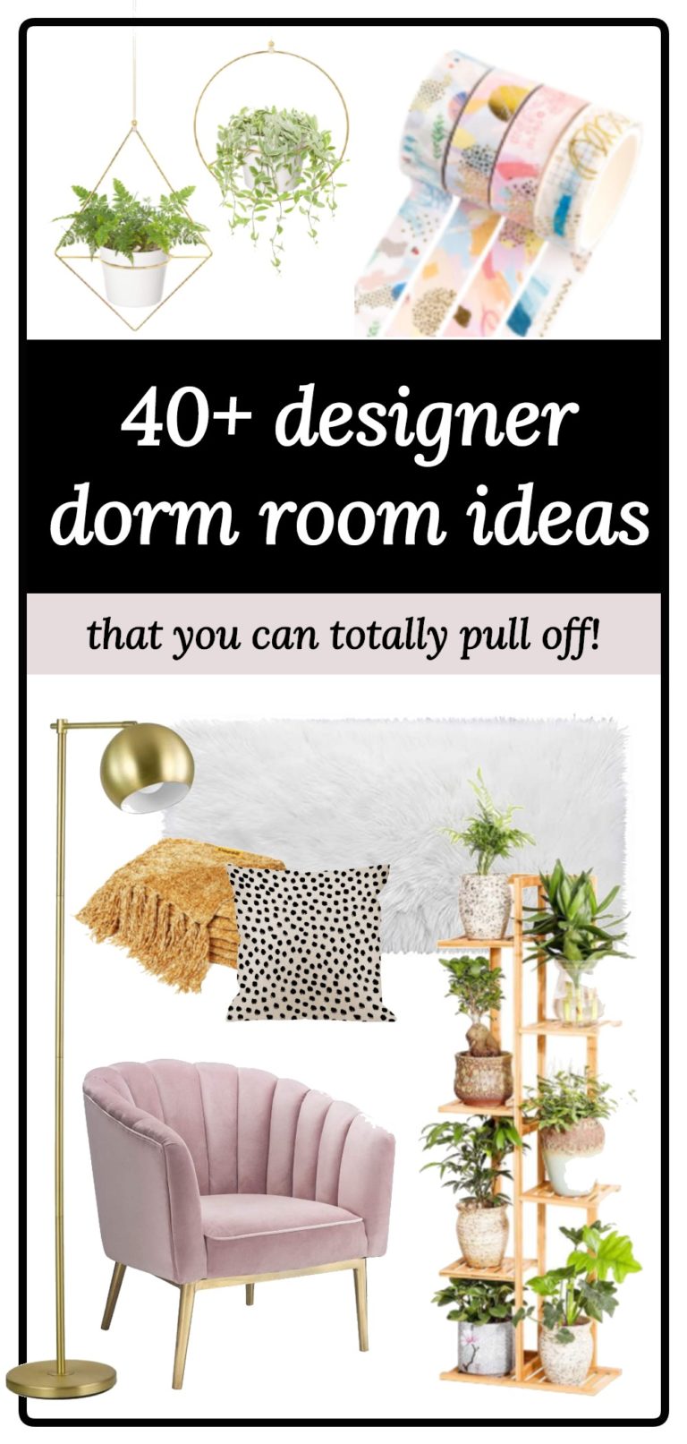 40 Decor Ideas to Transform Your Dorm Room | KaitlynLoos.com | Ocala ...